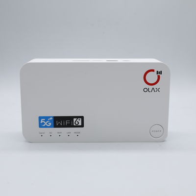 Olax G5010 X55 4000 mAh Batterie WiFi6 5G CPE Router Portables Modem 5G CPE Modem Simkarte verwenden