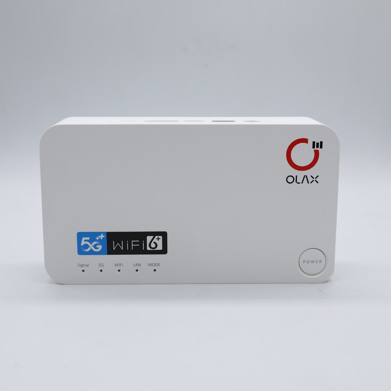 Olax G5010 X55 4000 mAh Batterie WiFi6 5G CPE Router Portables Modem 5G CPE Modem Simkarte verwenden