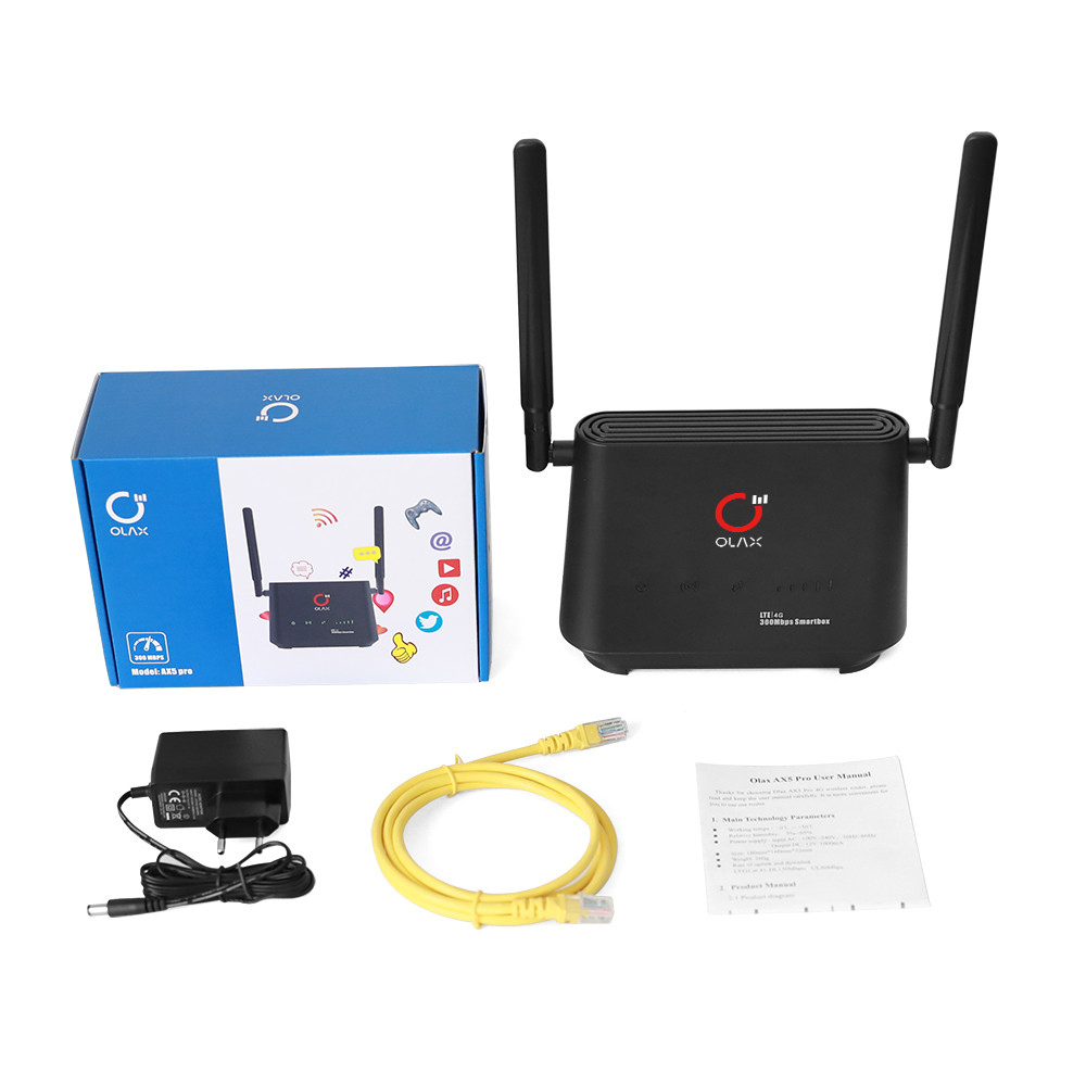 OLAX AX5 PROcpe Wifi Router entriegelter Cat4 Lte CPE-Router Super schnell